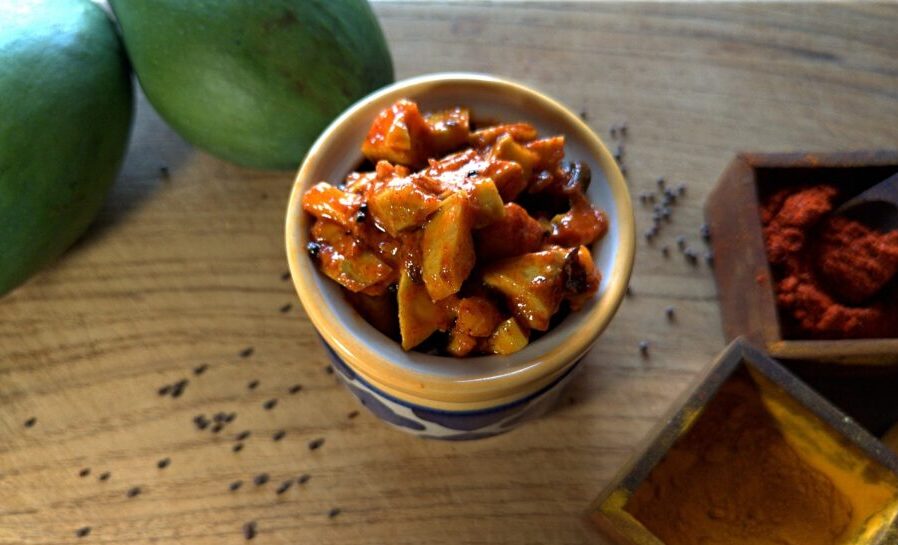 Instant Raw Mango Pickle - Quick, Easy, Delicious! - DailyZyka